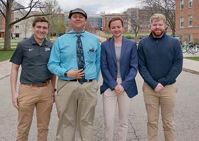 Trine team’s rocket design earns honors at regional competition