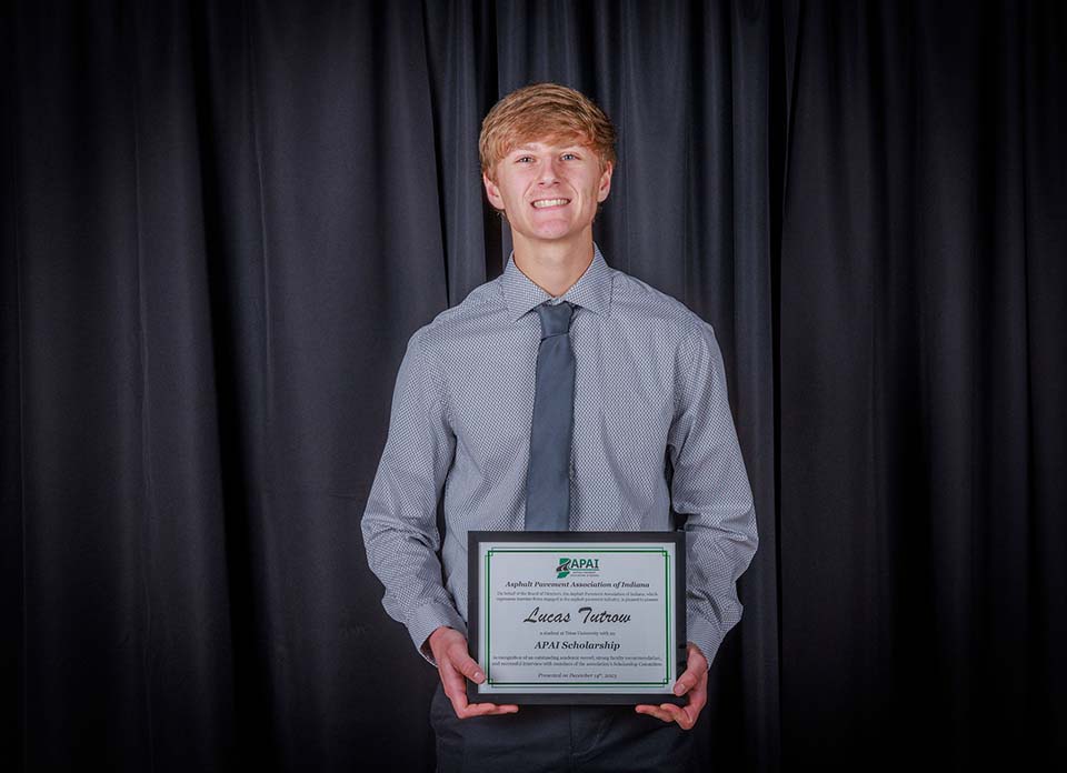 Seven Trine civil engineering students earn Asphalt Pavement ...