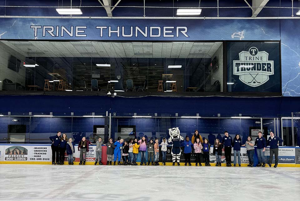 Trine students support writing and reading for charter students